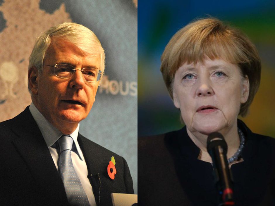 John Major, Angela Merkel call on Theresa May to compromise to avoid ...