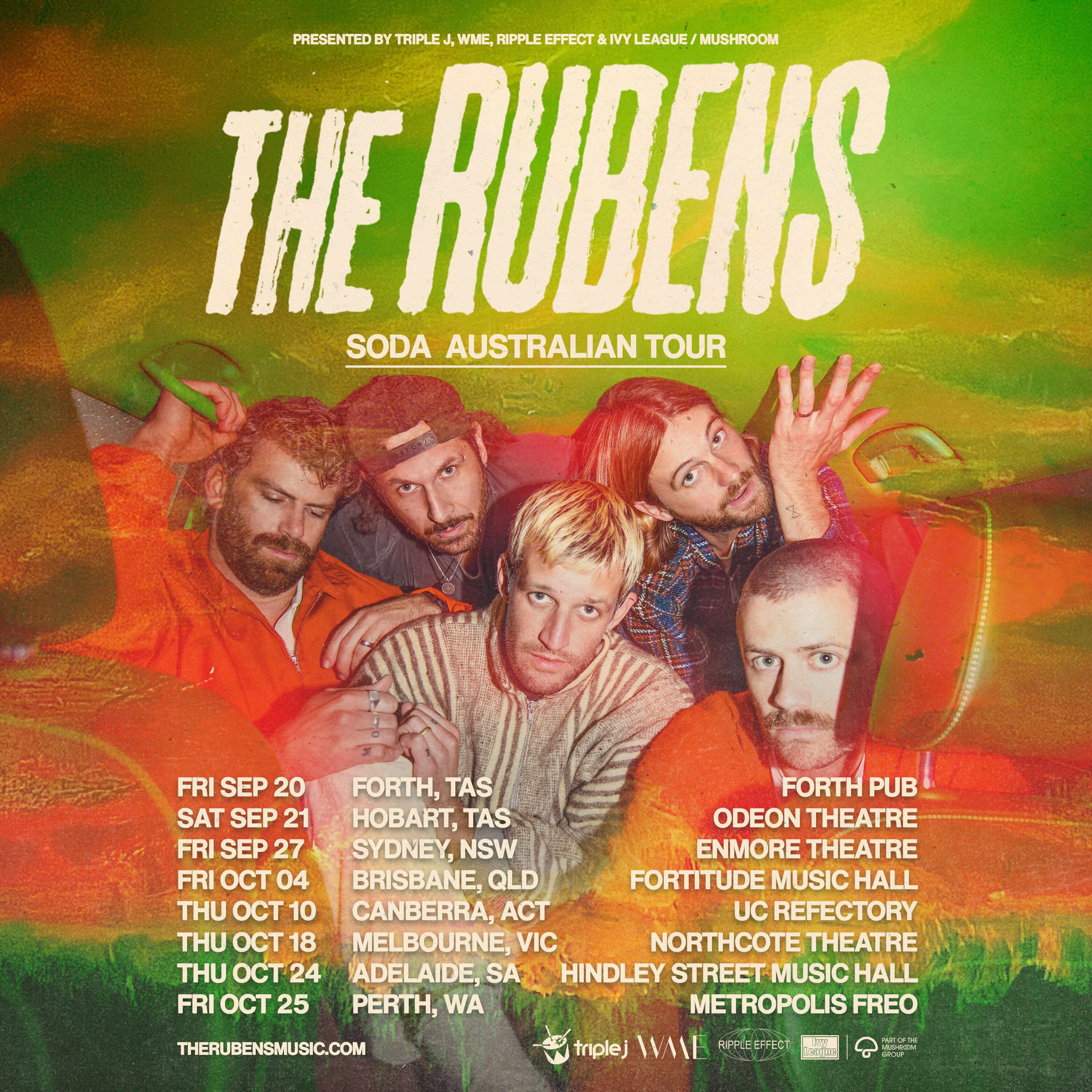 The Rubens reveal fifth album SODA and eight-date national tour - triple j