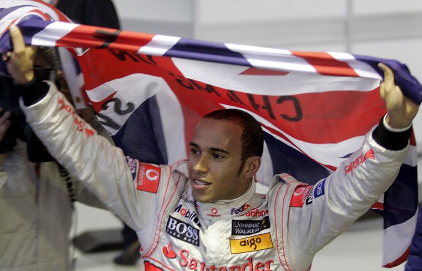 Hamilton booked for doing burnout - ABC News