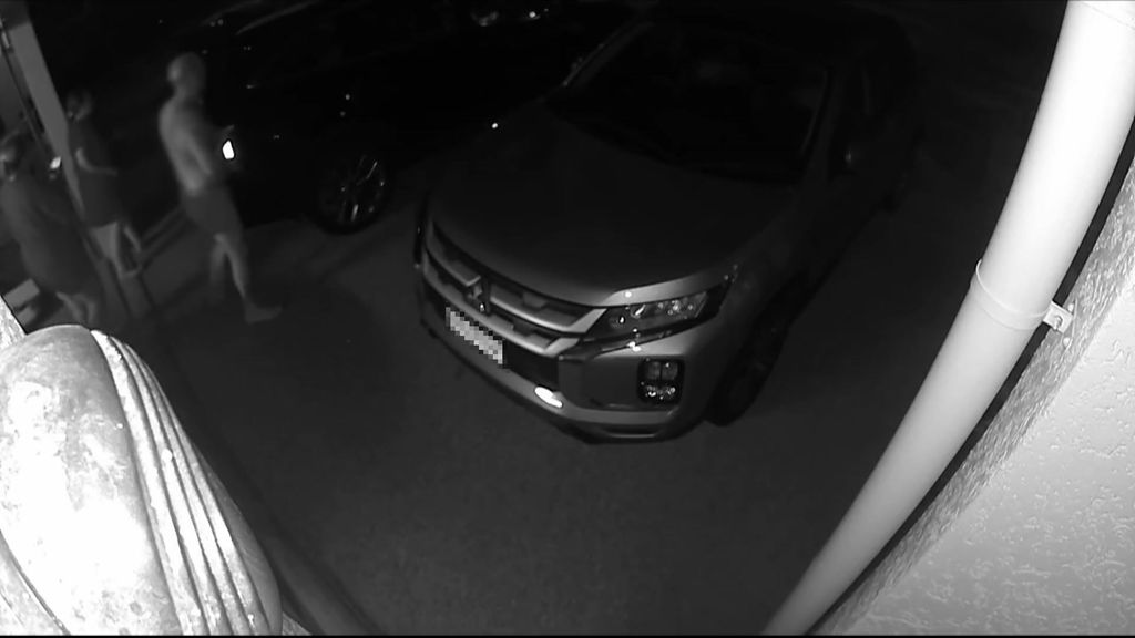 The Williams family had awoken to find thieves breaking into their home ...