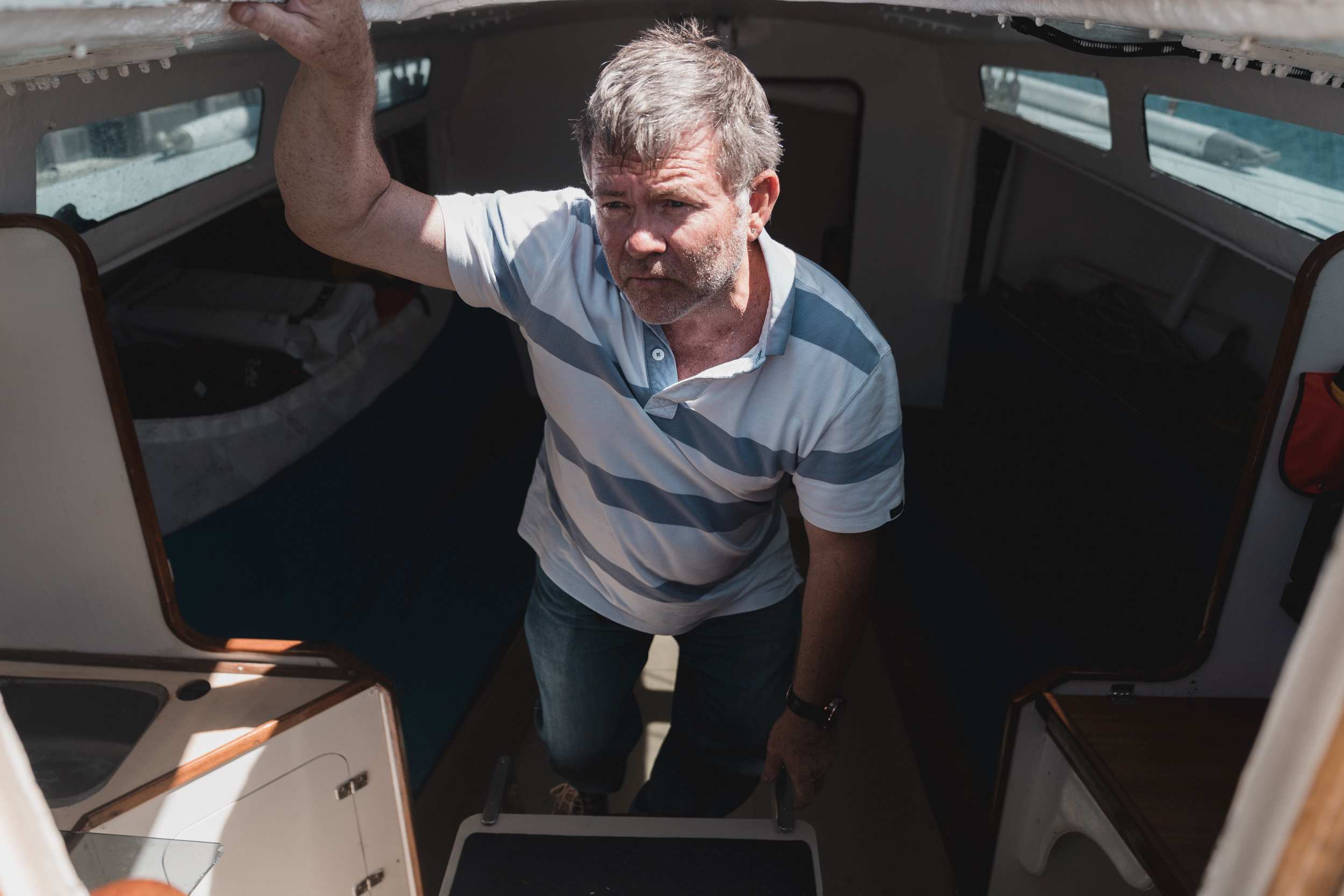 When the sea turned, Mike Walker could only look on as his best mate ...