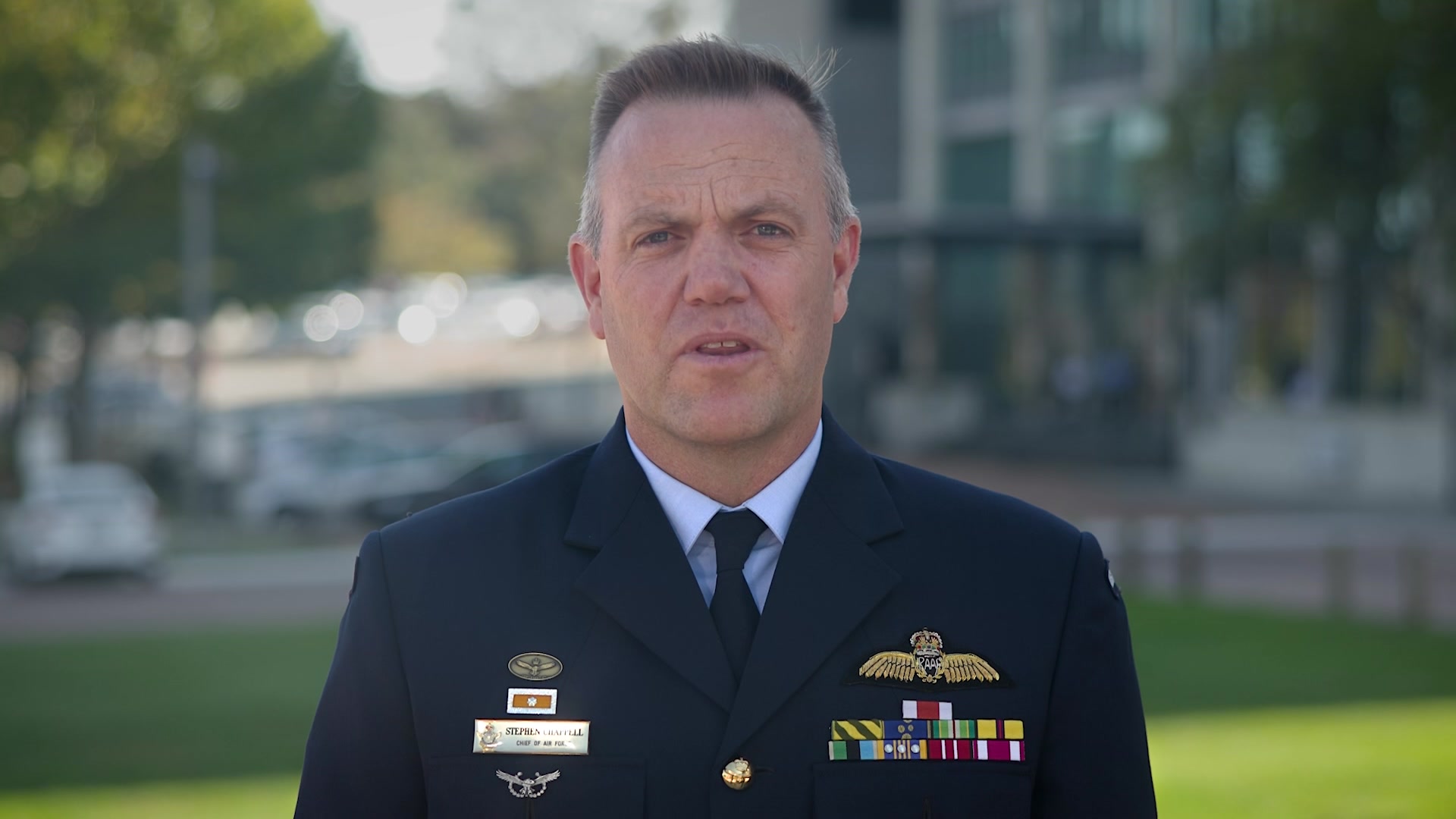 Air Marshall Stephen Chappel speaking about the DFSB in investigation ...