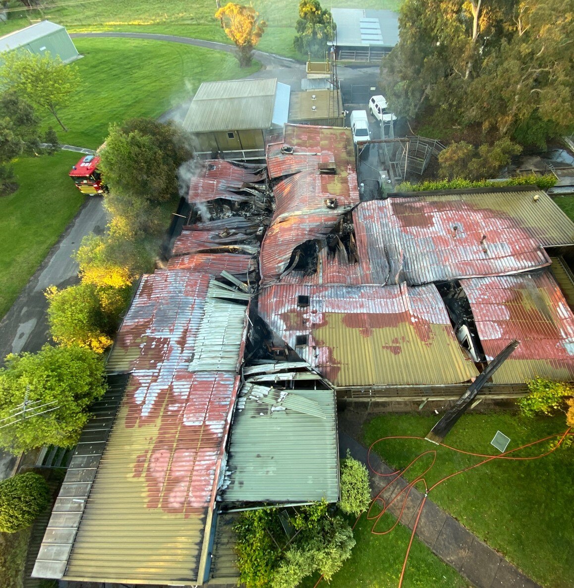 Fires rip through farm research labs at Struan and winery warehouse at ...