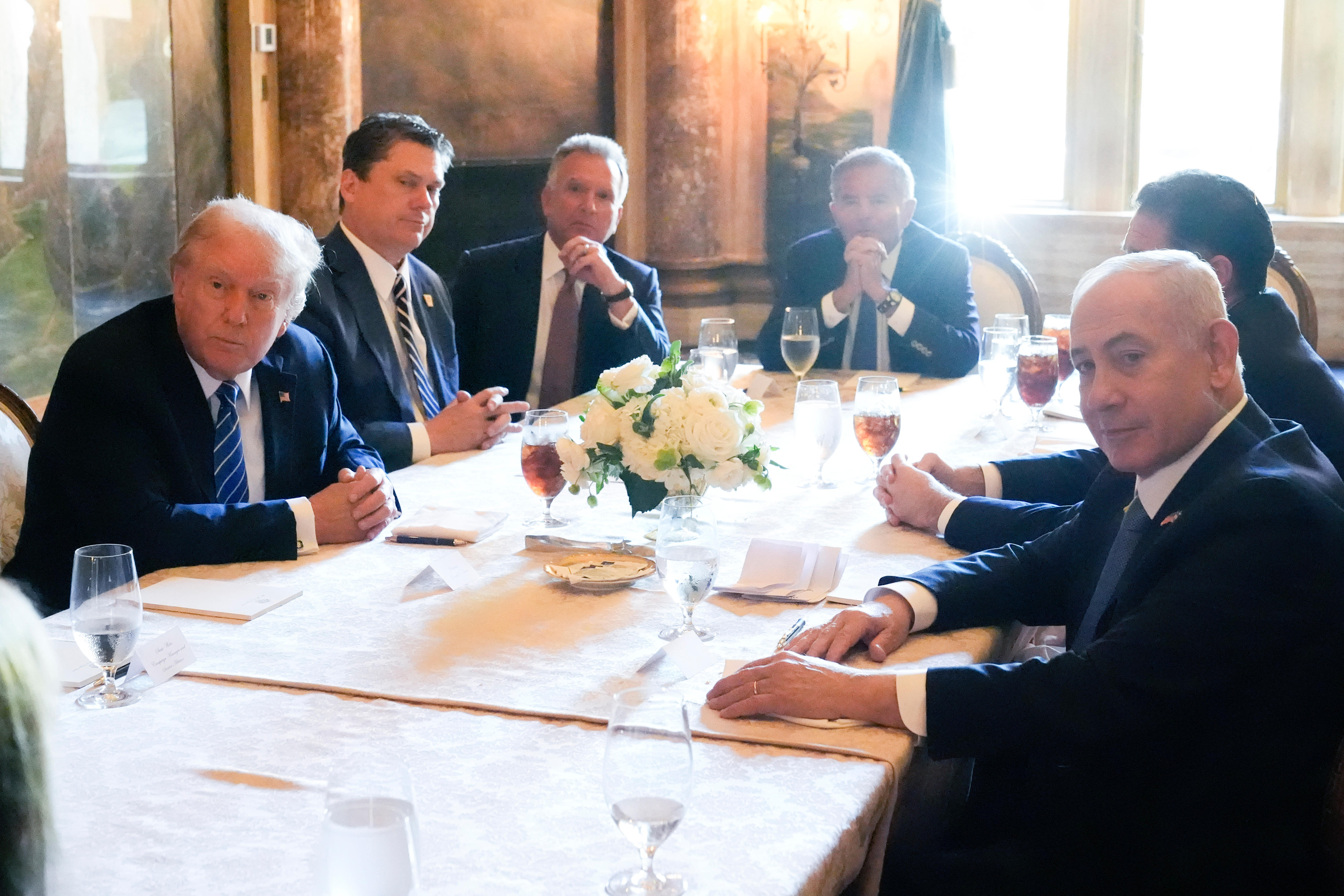 Trump touts 'good relationship' with Netanyahu as pair meets for first ...