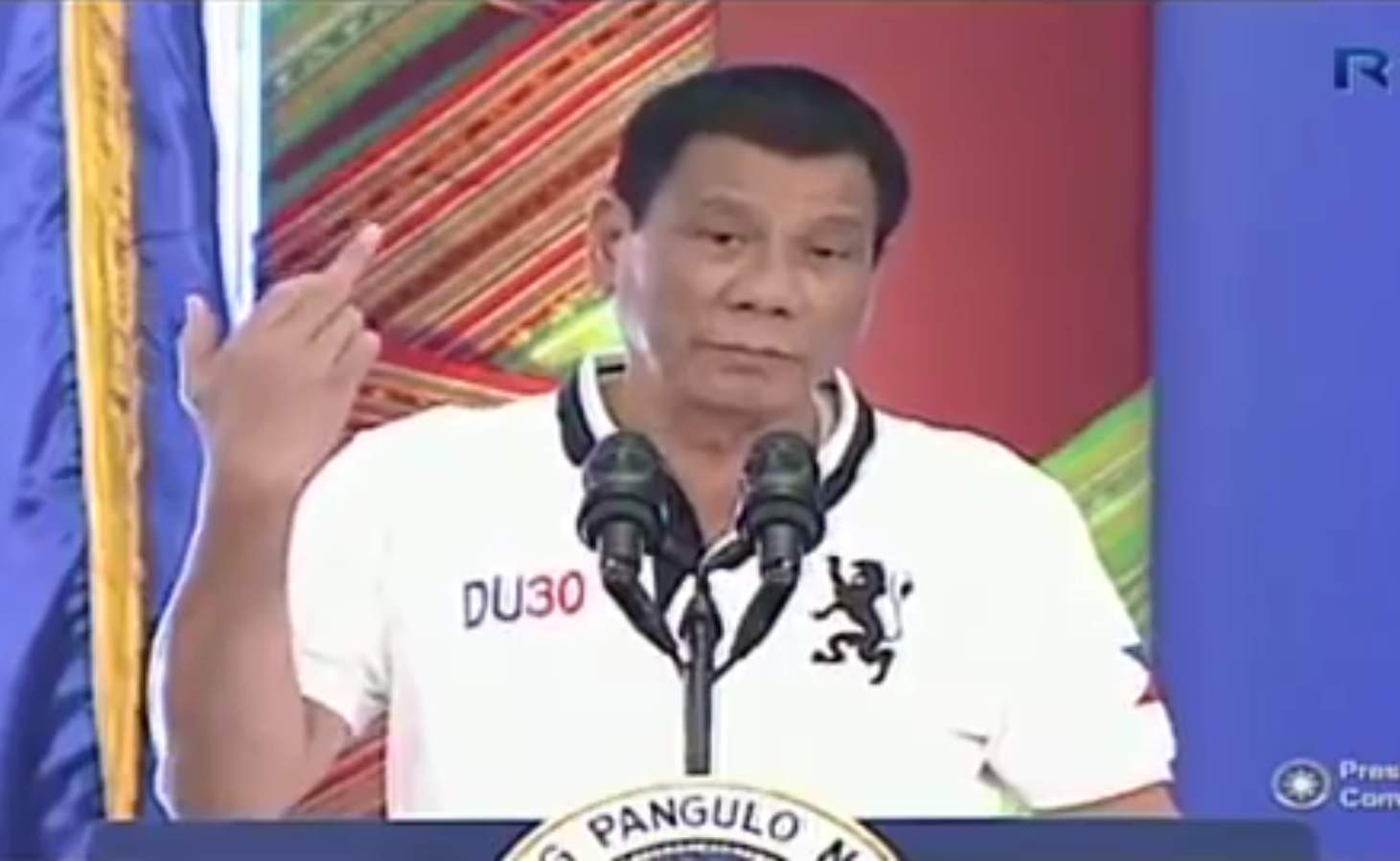 Philippines' Duterte gives middle finger to European Union after ...