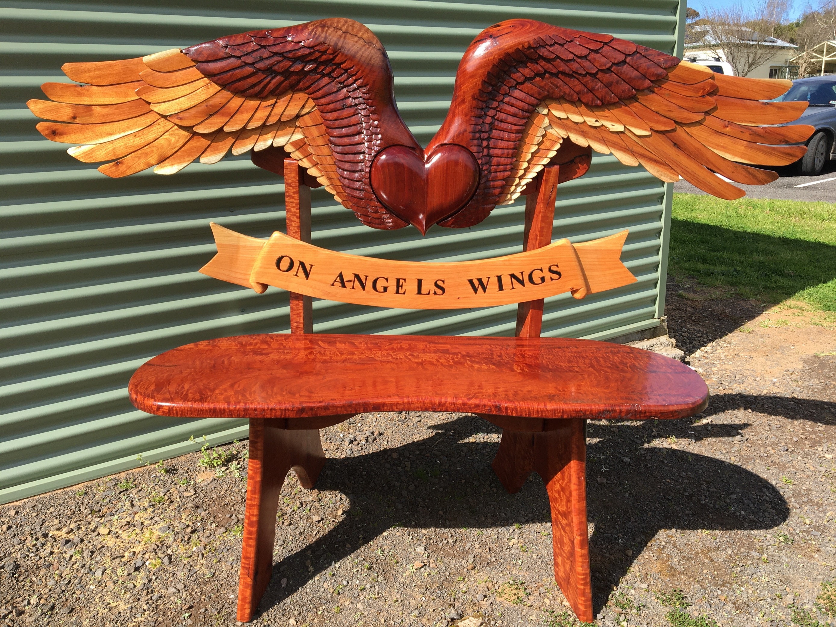 Suicide remembrance seat designed to help trigger conversations about ...