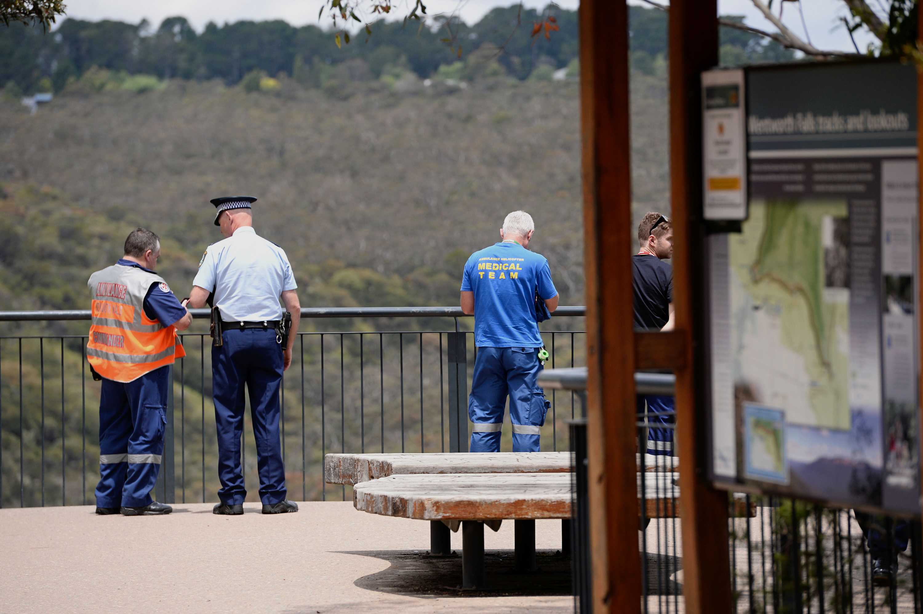 One man dead, two injured in track collapse at Wentworth Falls in Blue ...