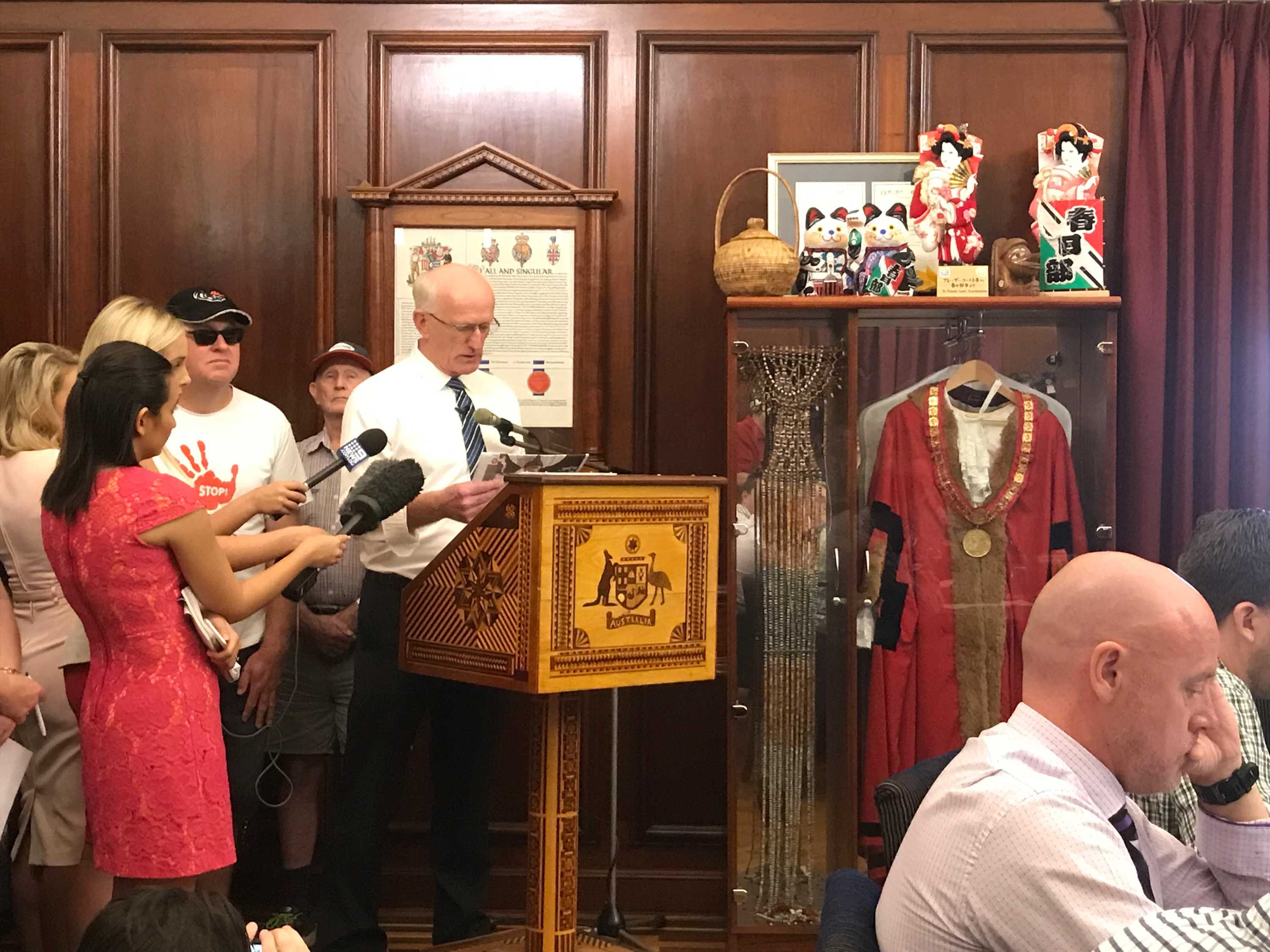 Fired Queensland mayor Chris Loft says replacement is keeping seat warm ...