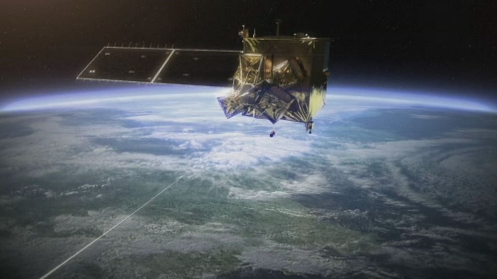 Space harpoon being tested to snare satellite debris - ABC News