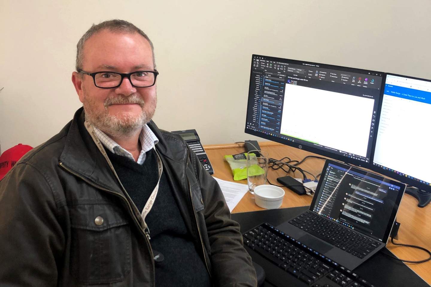 Wattle Range Council's Ben Gower back at work after having a stroke ...