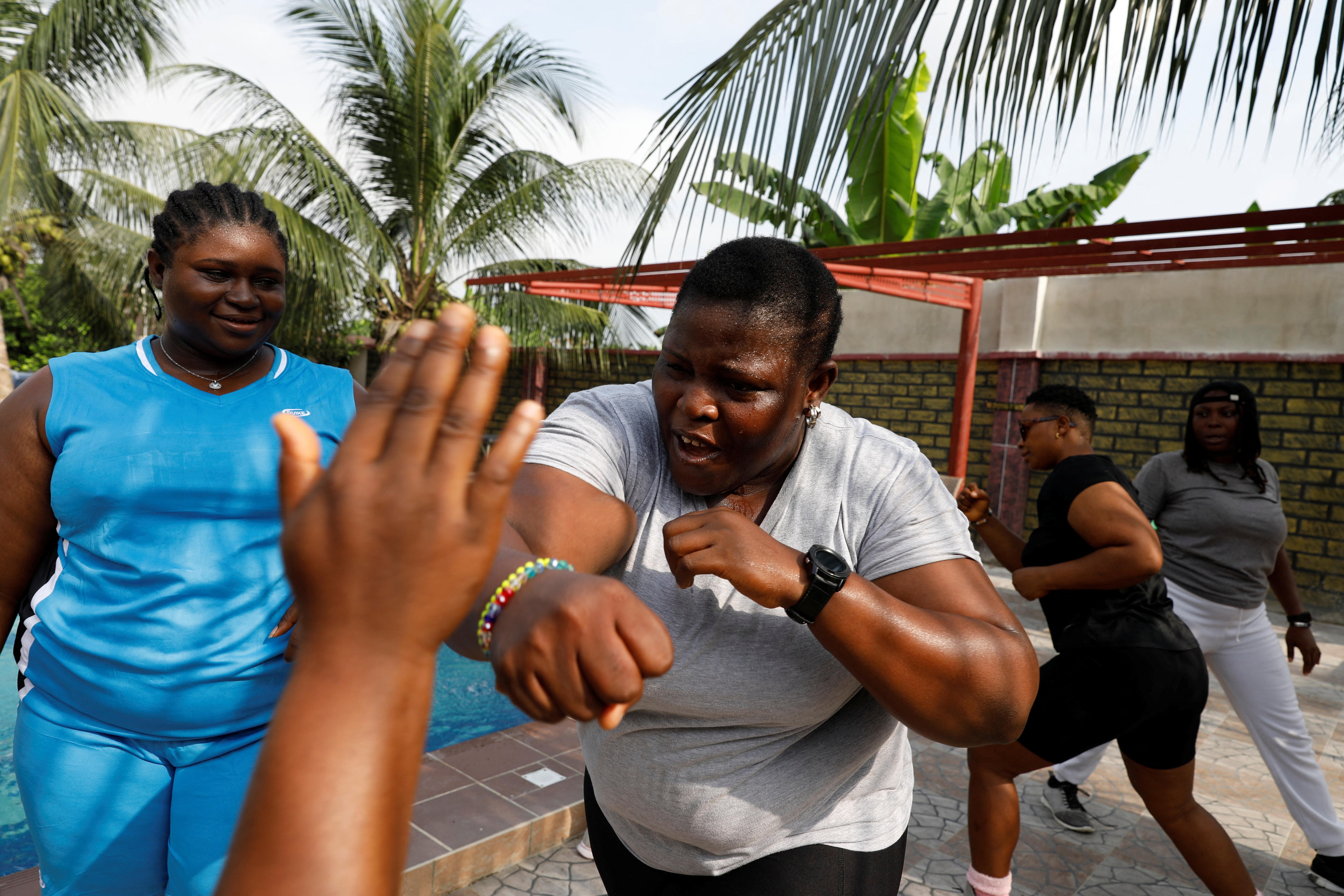 Nigeria's female bouncers show their strength fighting stereotypes ...