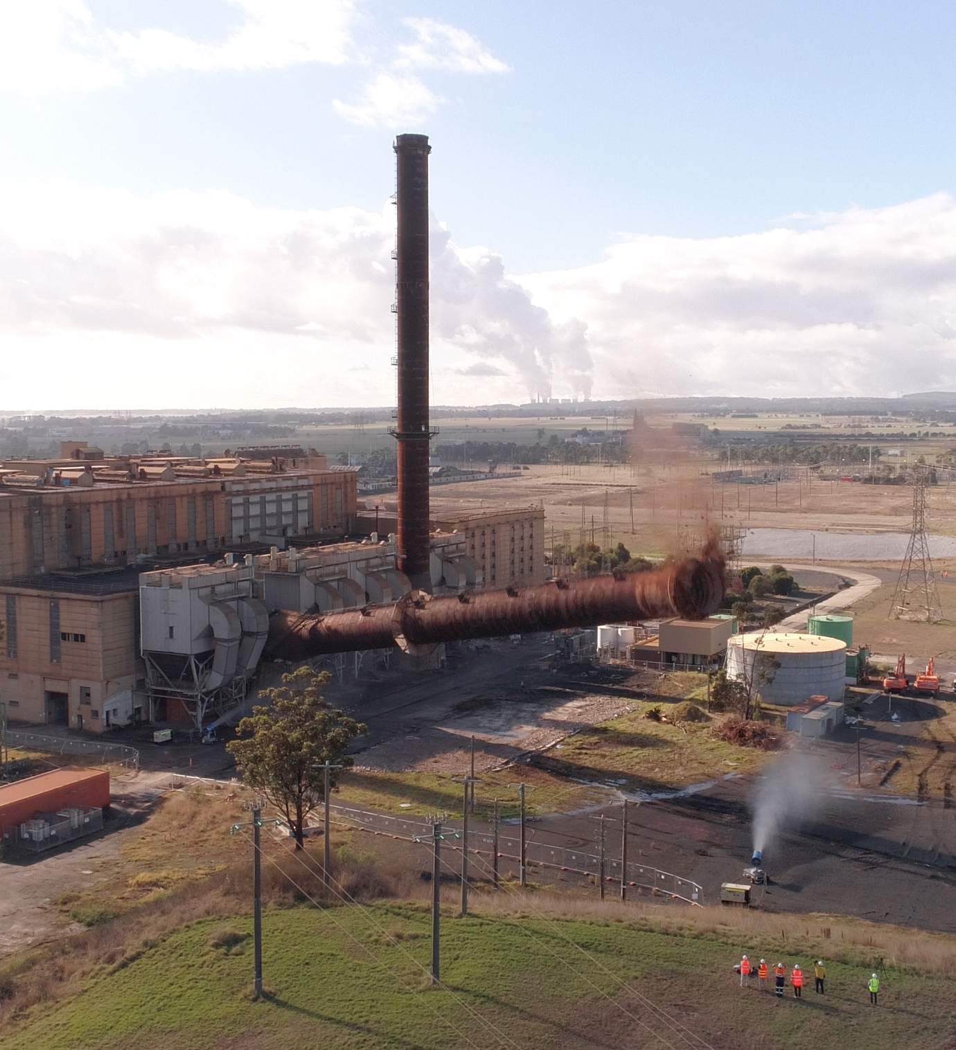 Morwell Power Station stacks fall in demolition that changes the ...