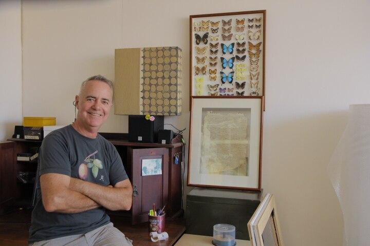 In the studio of writer and painter Robert Hollingworth - ABC Radio ...
