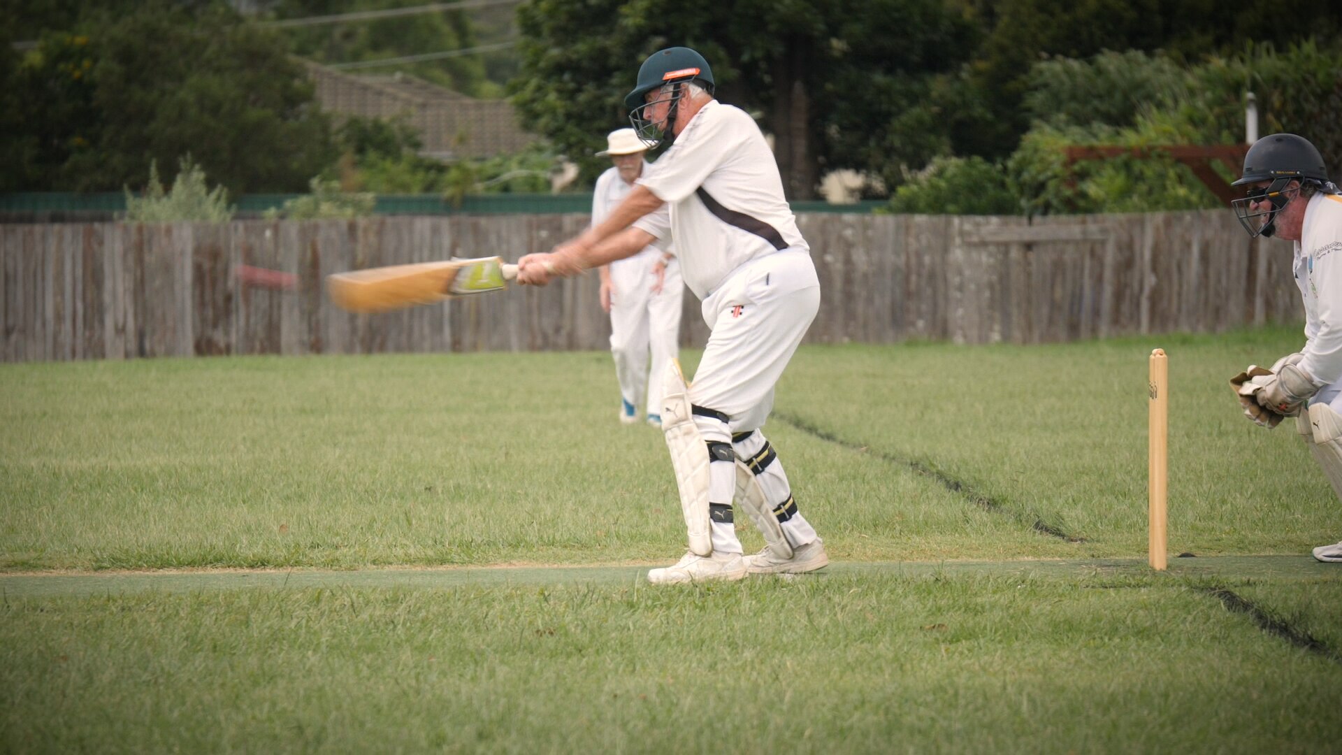 Veteran cricketer Doug Crowell still at the crease…