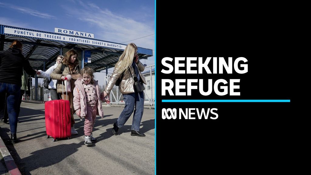 Nick Dole reports from the Romanian border as Ukrainians seek refuge ...