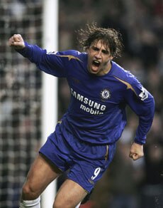 Crespo goal gives Chelsea 3-2 win over Fulham - ABC News