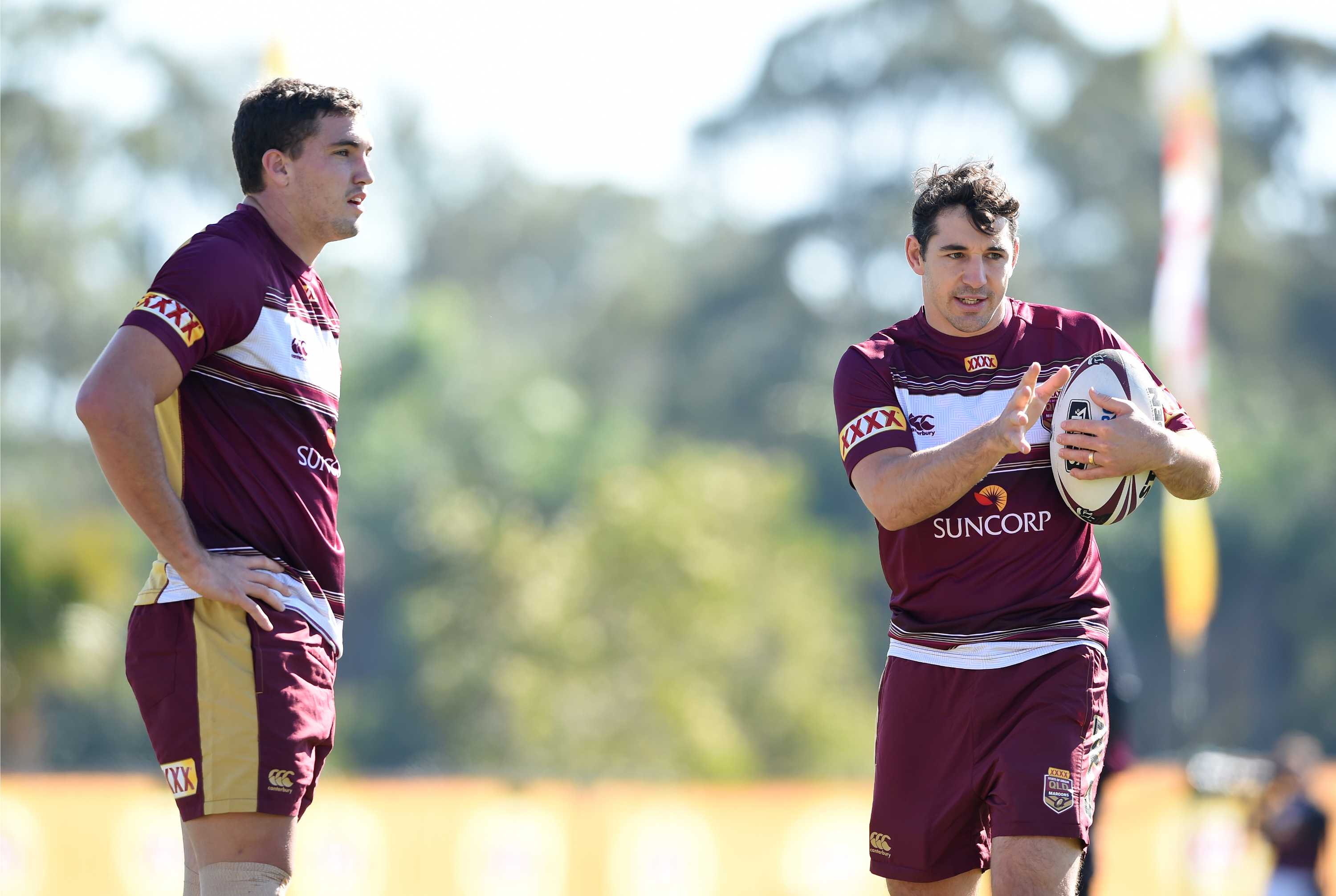 State Of Origin: Billy Slater in camp with Queensland Maroons as coach ...