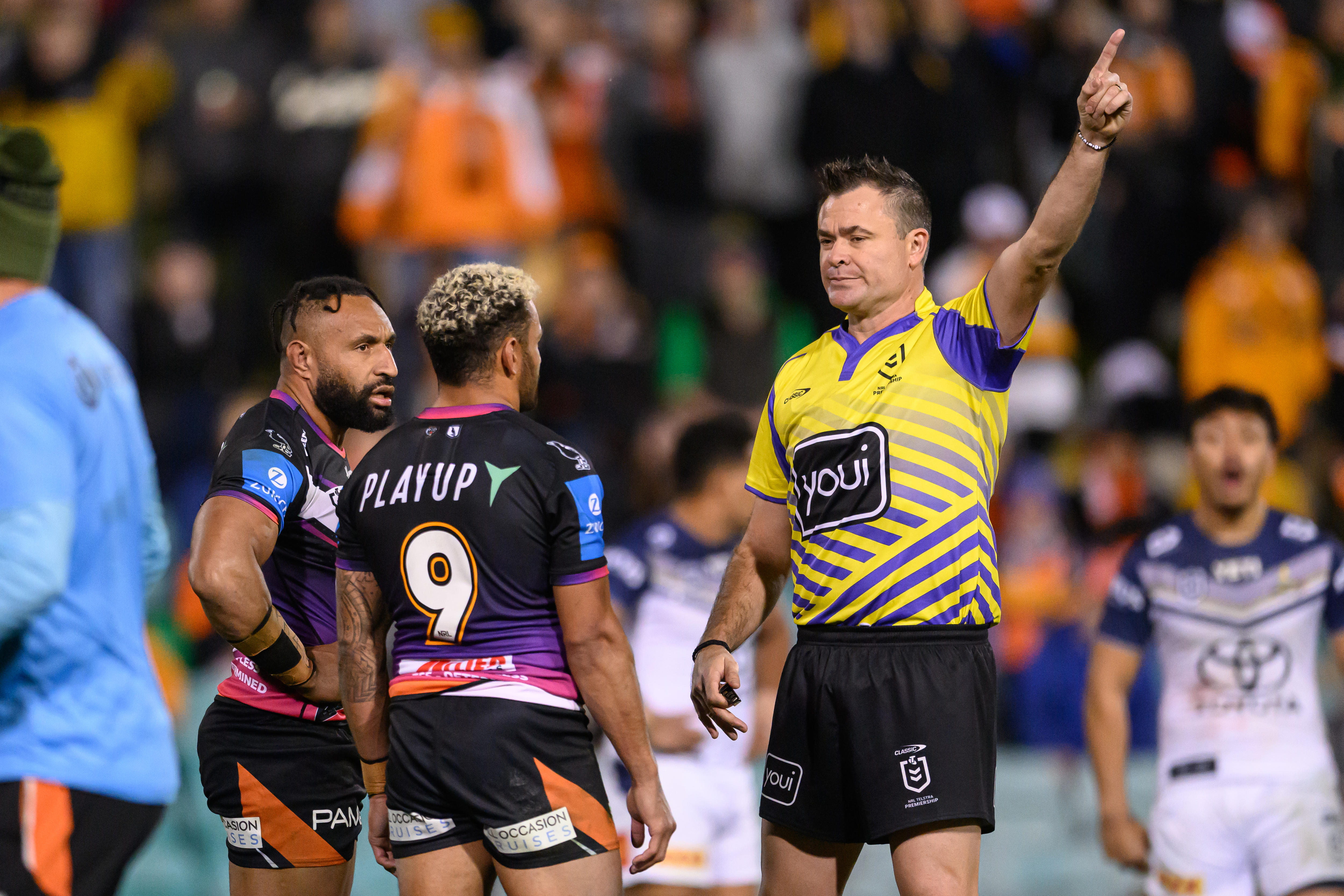 Justin Olam sent off as Tigers fall to Cowboys in bizarre, 78-point ...