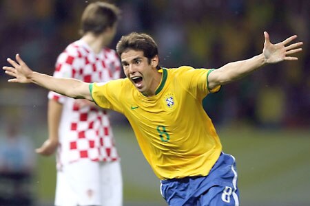 Kaka goal gives Brazil record-breaking win - ABC News