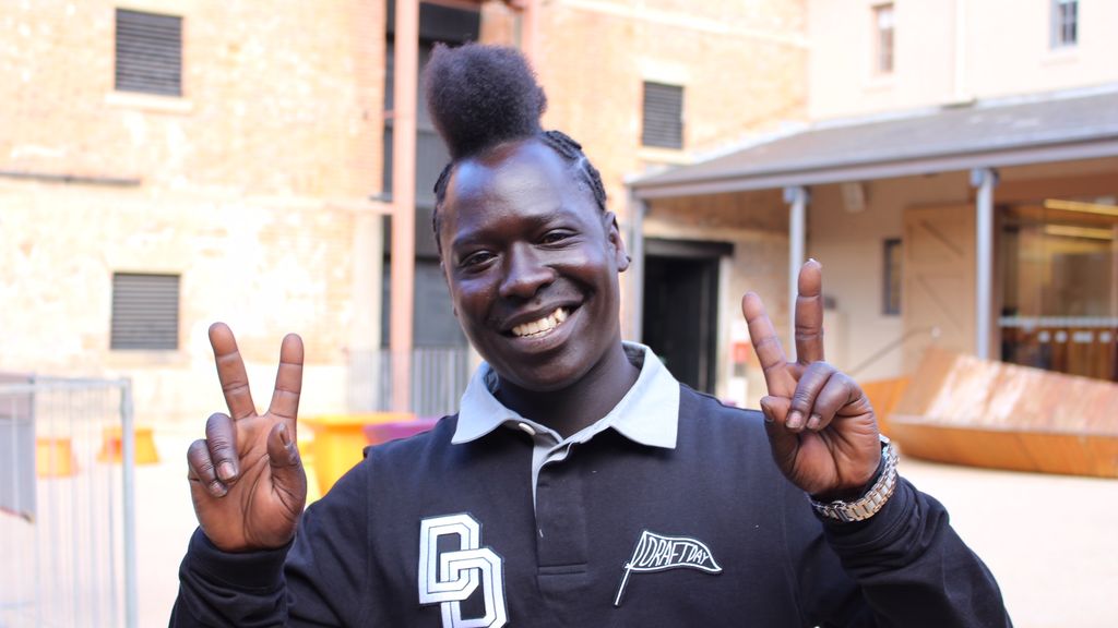 Hobart rapper Lawrence Gino - ABC News