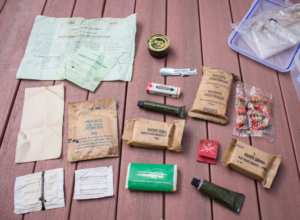 Hobart man left with a ration pack from Vietnam War - ABC News