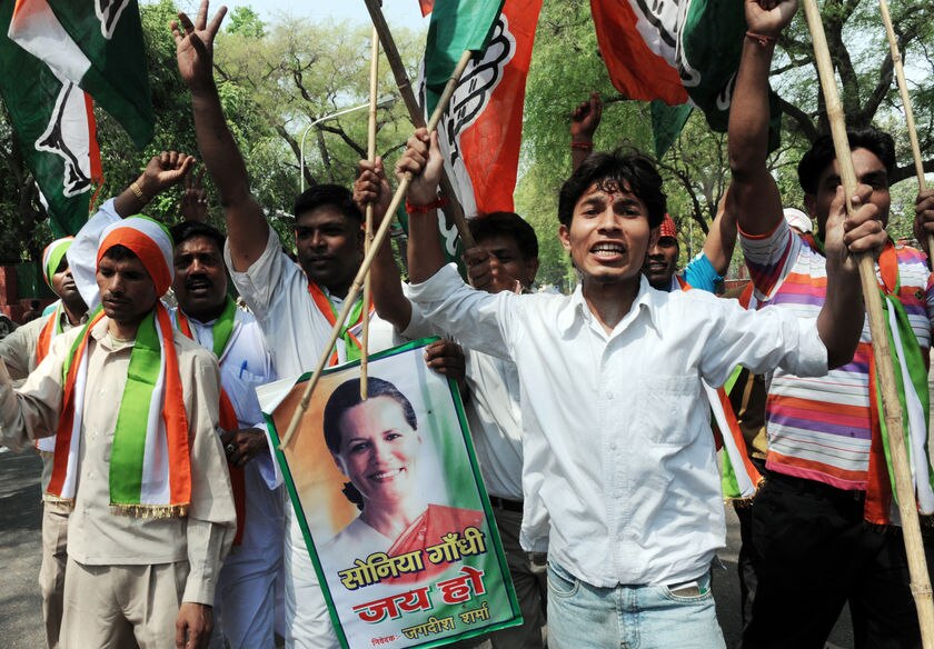 Congress celebrates Indian election victory - ABC News