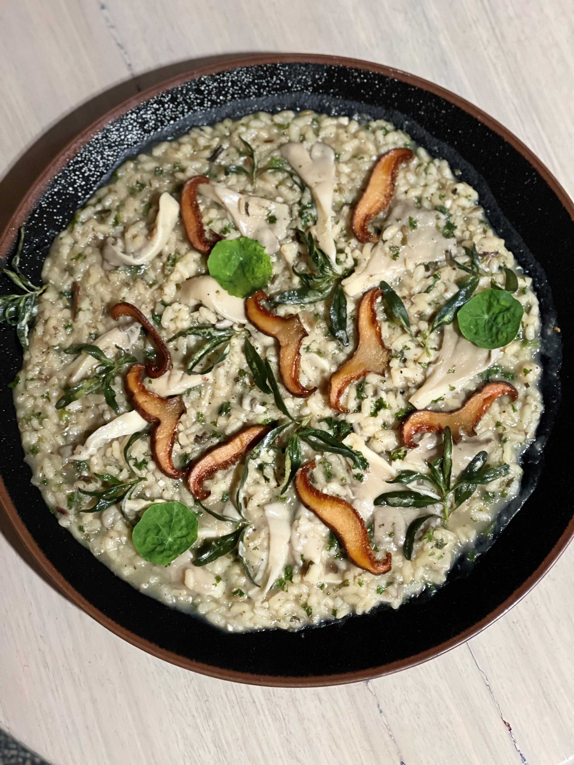 Oyster mushroom risotto - ABC News