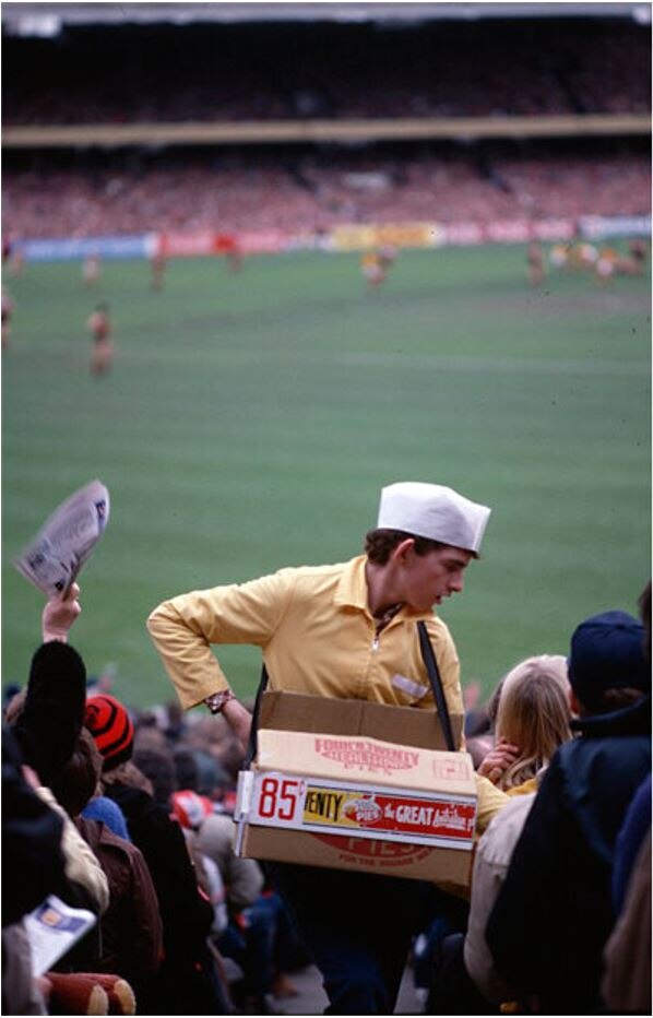 Postcard from a 70s pie boy at the MCG - ABC listen