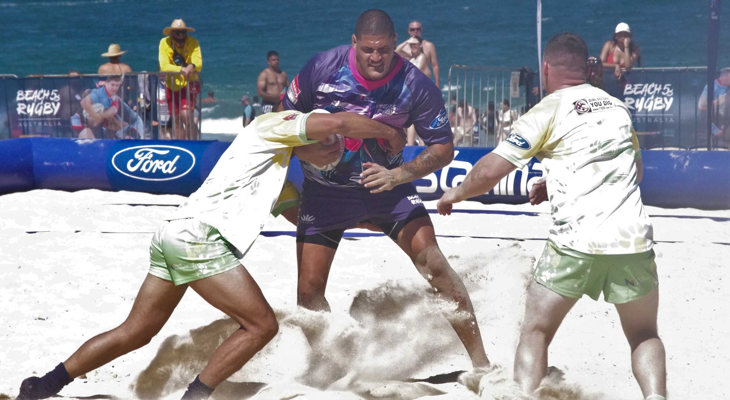 Beach fives rugby gets tick of approval from NRL greats in Newcastle ...