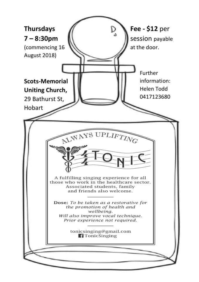 Singing just the Tonic for Hobart's stressed-out health workers - ABC News