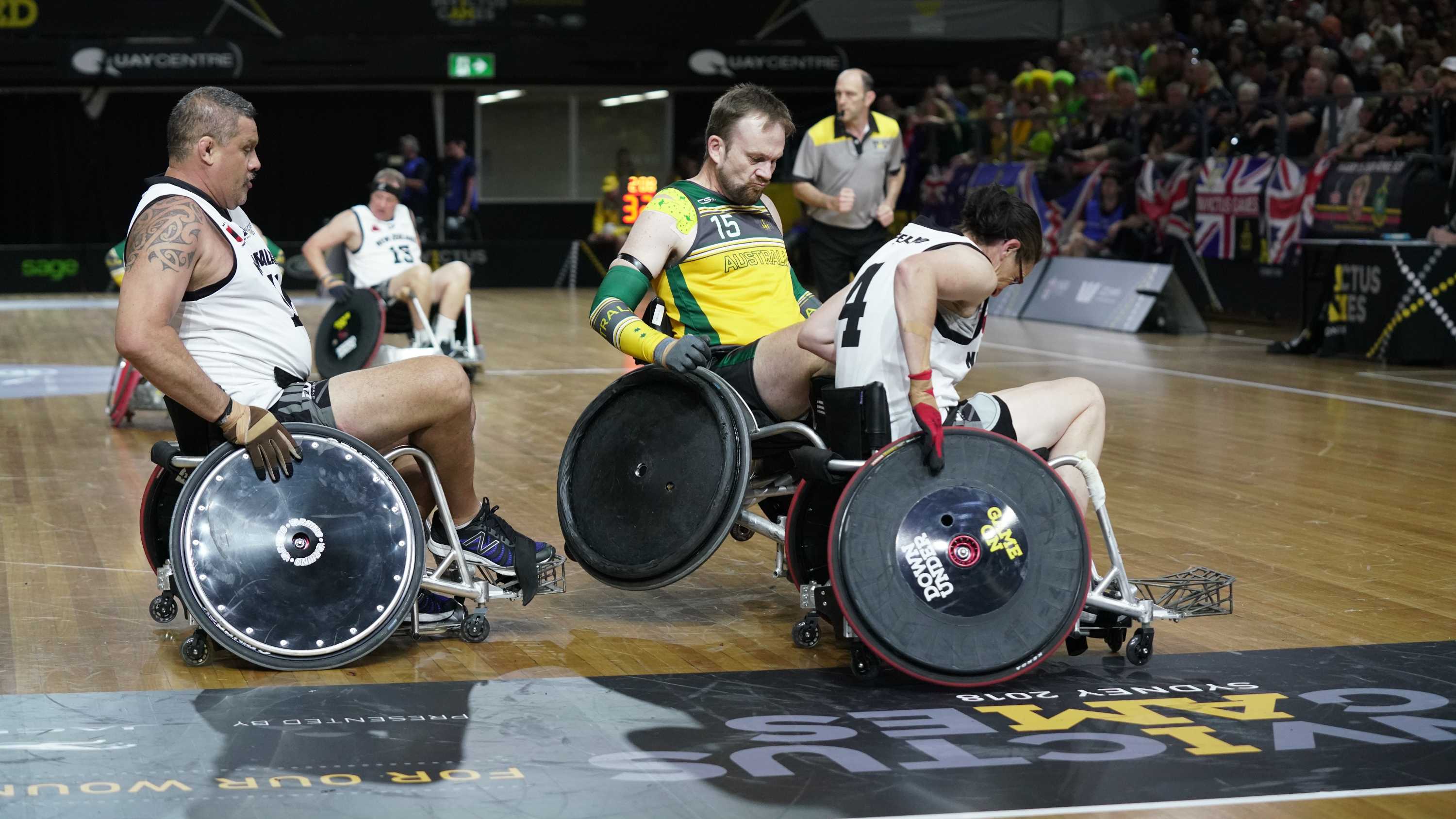 Invictus spirit shines through as Aussies pass NZ player the ball for ...