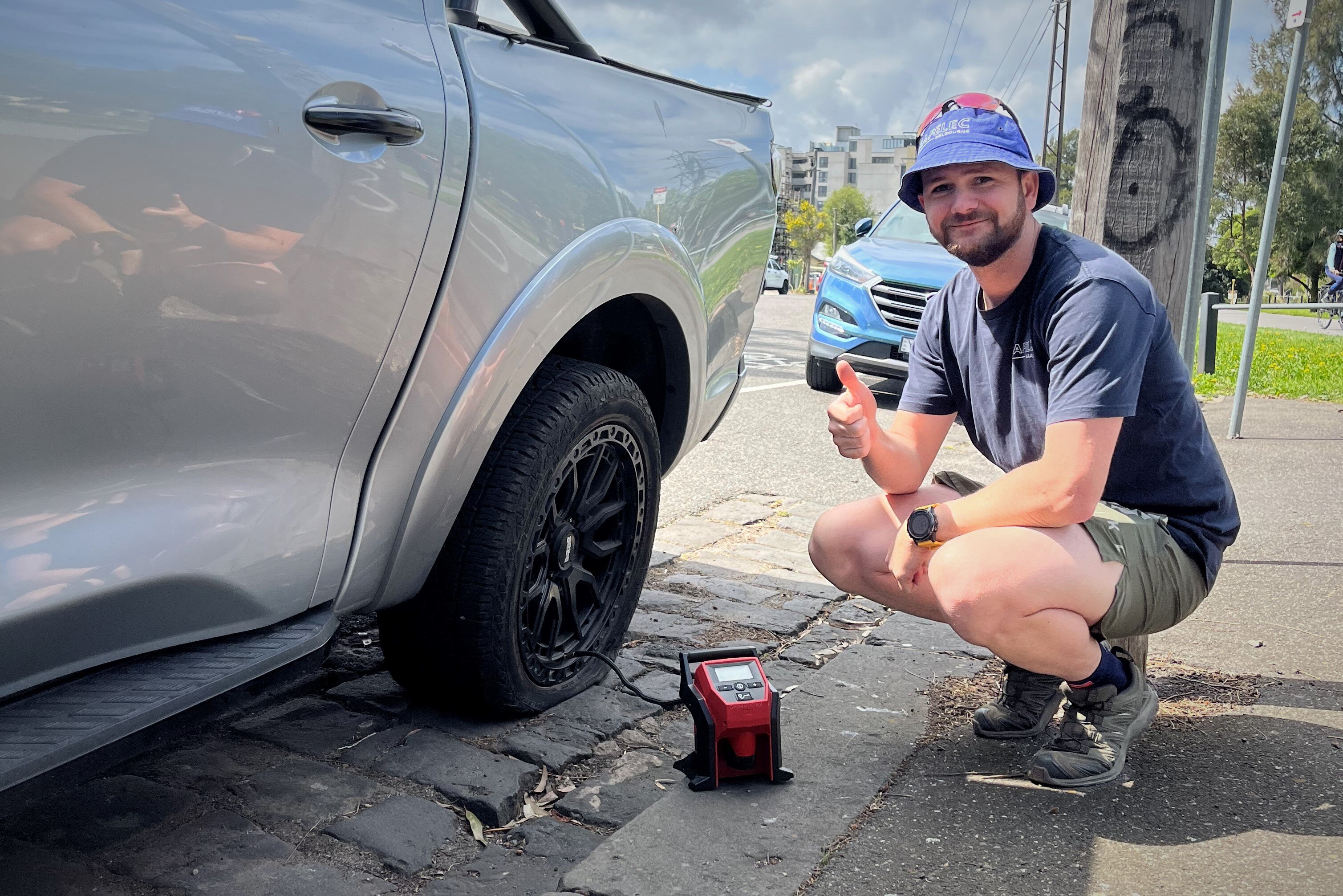 Climate activist speaks out after deflating tyres - ABC listen