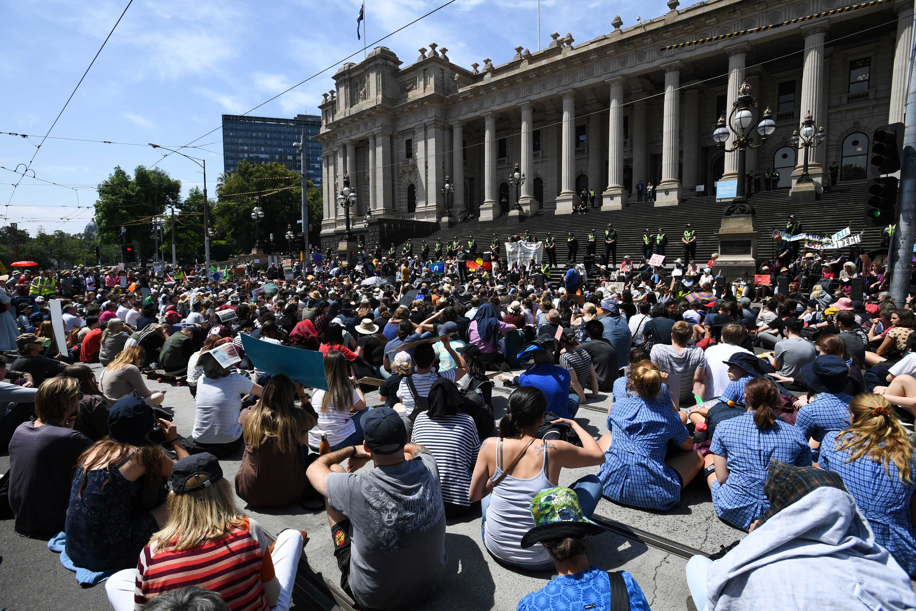 Student climate change protesters take to the streets across the ...
