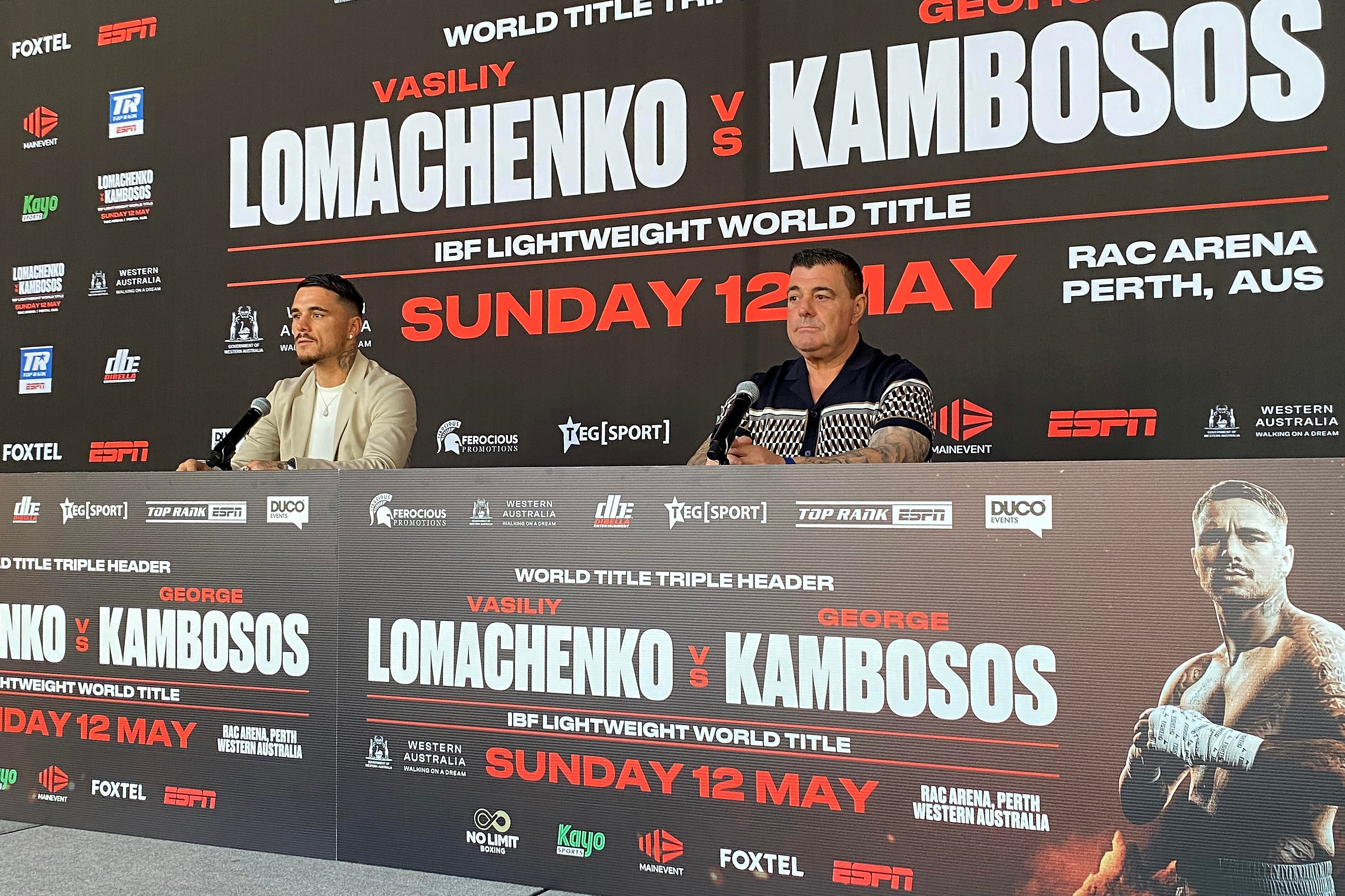 Australian boxer George Kambosos says a win over Vasiliy Lomachenko on ...