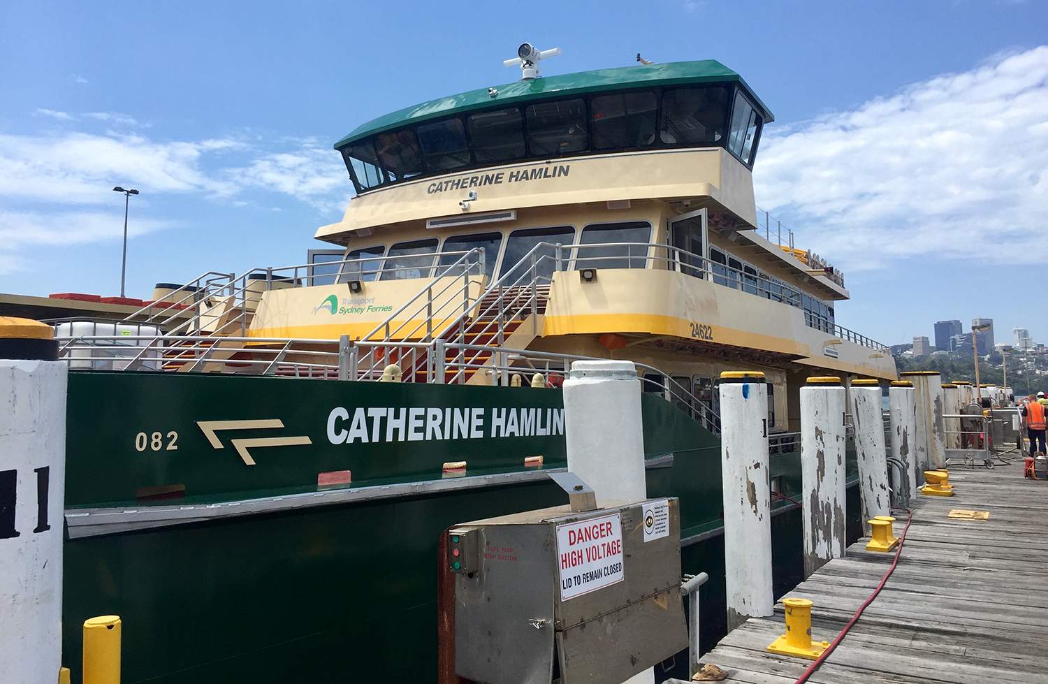First of new Sydney ferries graces the Harbour, carrying name of ...