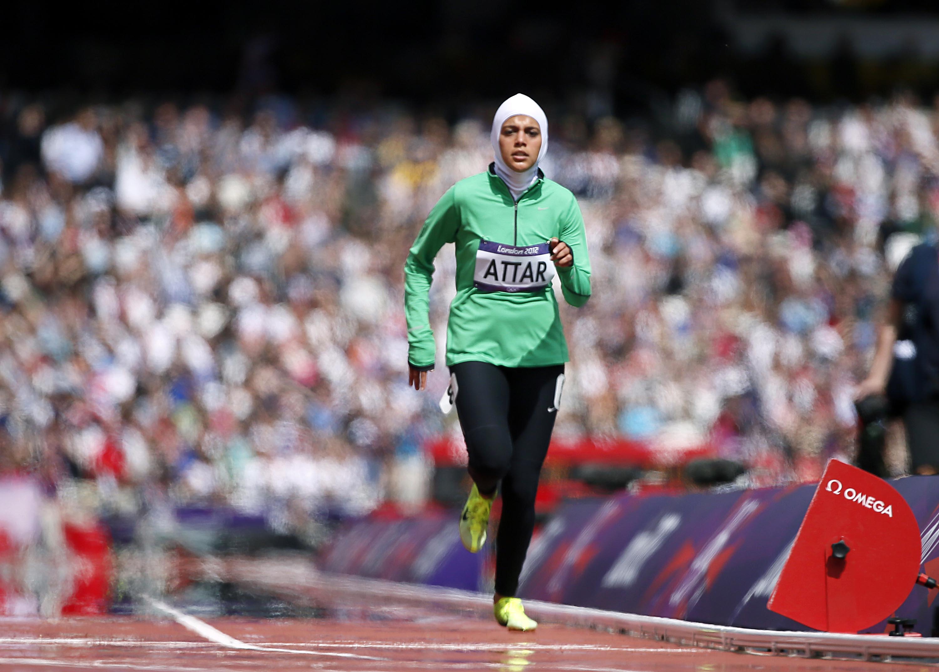 Attar becomes first Saudi female track Olympian - ABC News