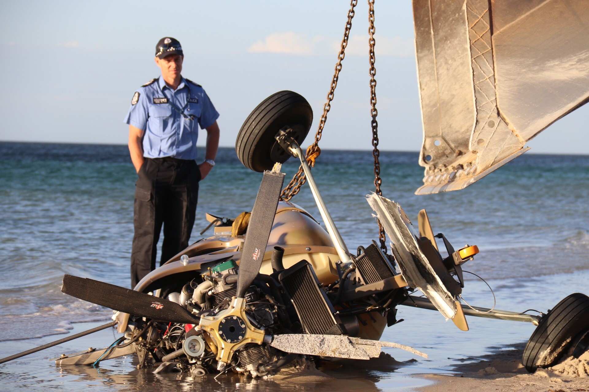 Two men dead as gyrocopter crashes into the ocean near Capel, south of ...