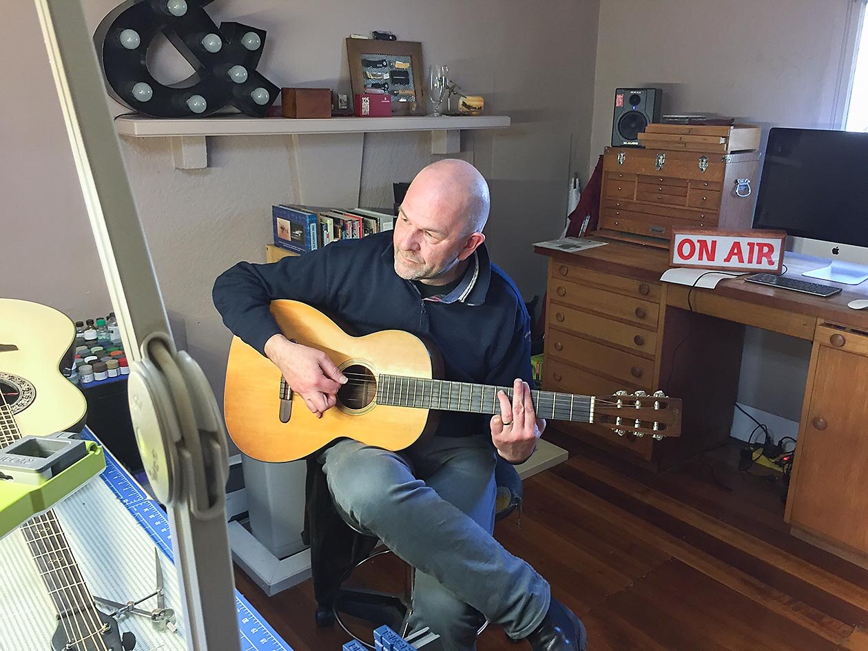 Launceston artist contemplates the mysteries of guitar in new artwork ...