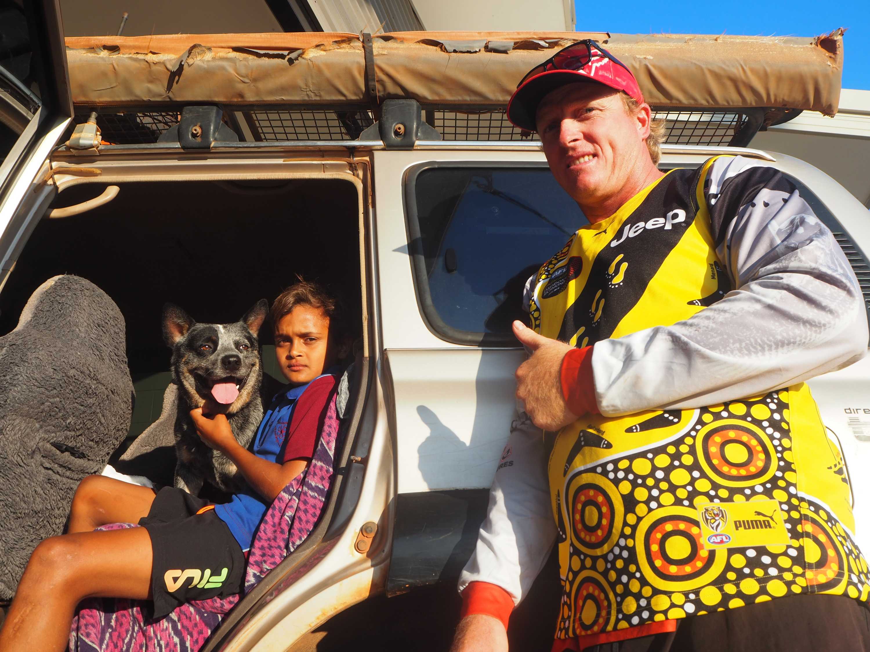 Dreamtime AFL match journey from Arnhem Land to Darwin for father and ...