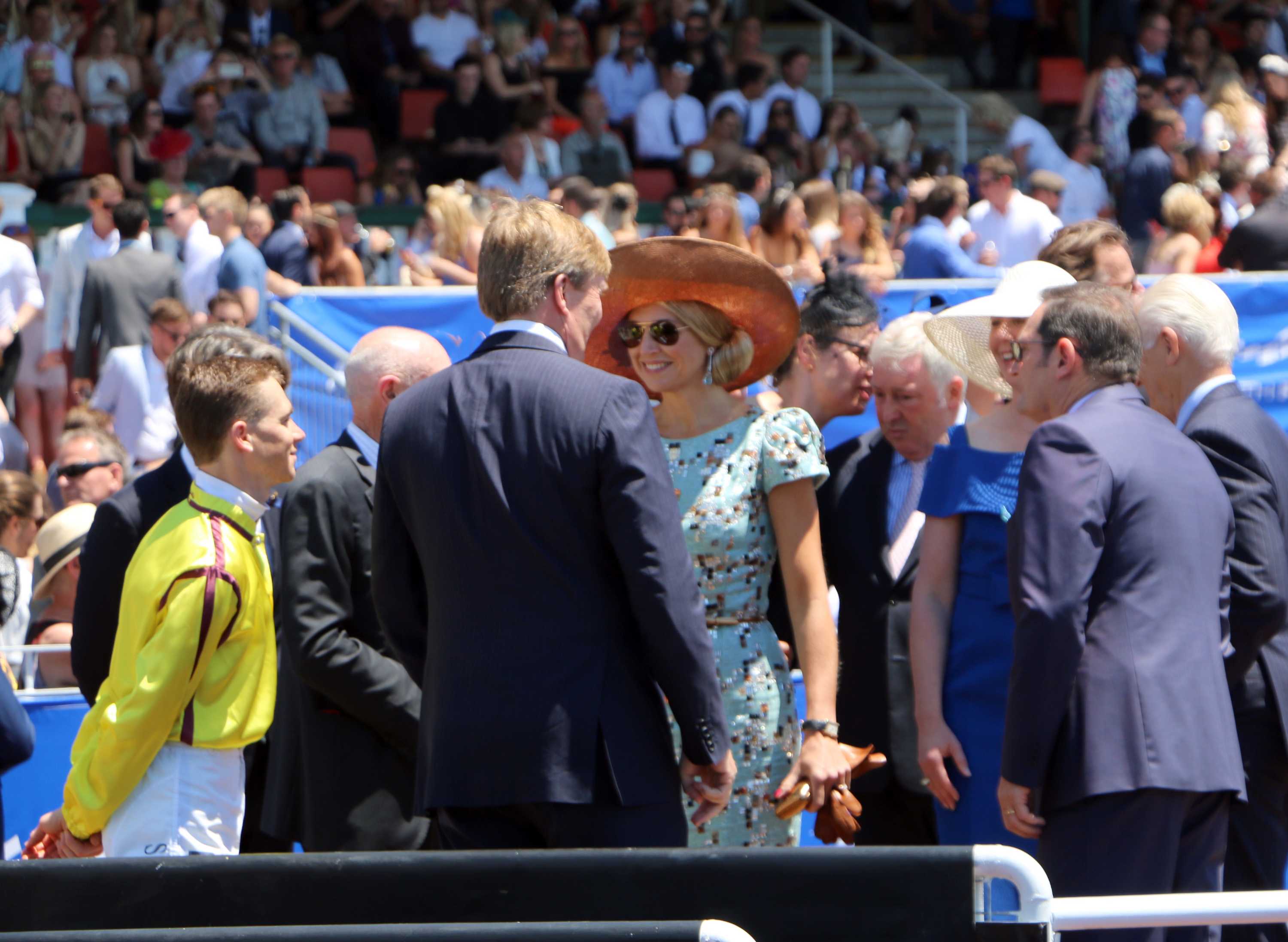 Dutch King Willem-Alexander and Queen Maxima watch Melbourne Cup from ...