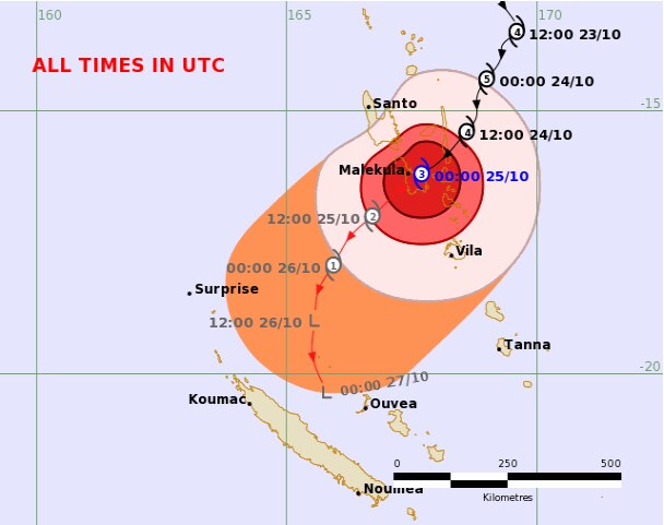 Vanuatu's Cyclone Lola smashes the north with 'extensive and ...