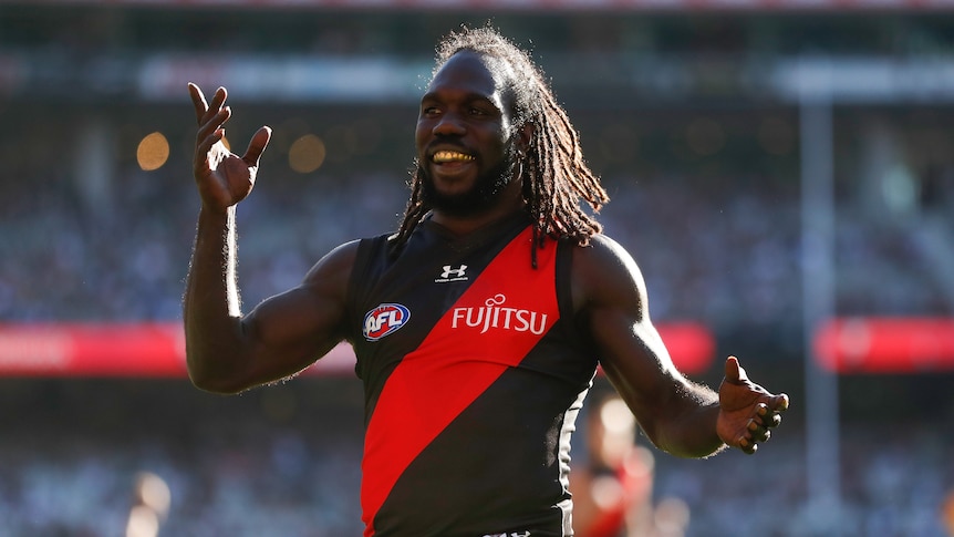 Essendon's Anthony McDonald-Tipungwuti announces… Essendon's Anthony McDonald-Tipungwuti announces…