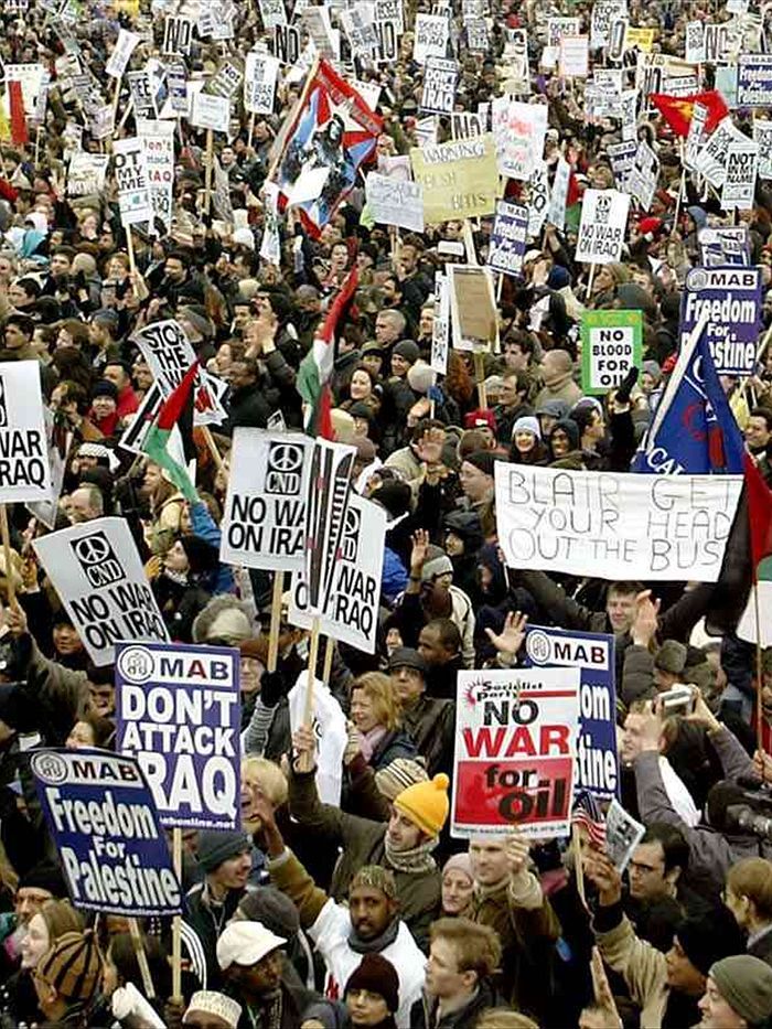 How the failed 'Stop the War' protests sewed the seeds of democracy ...