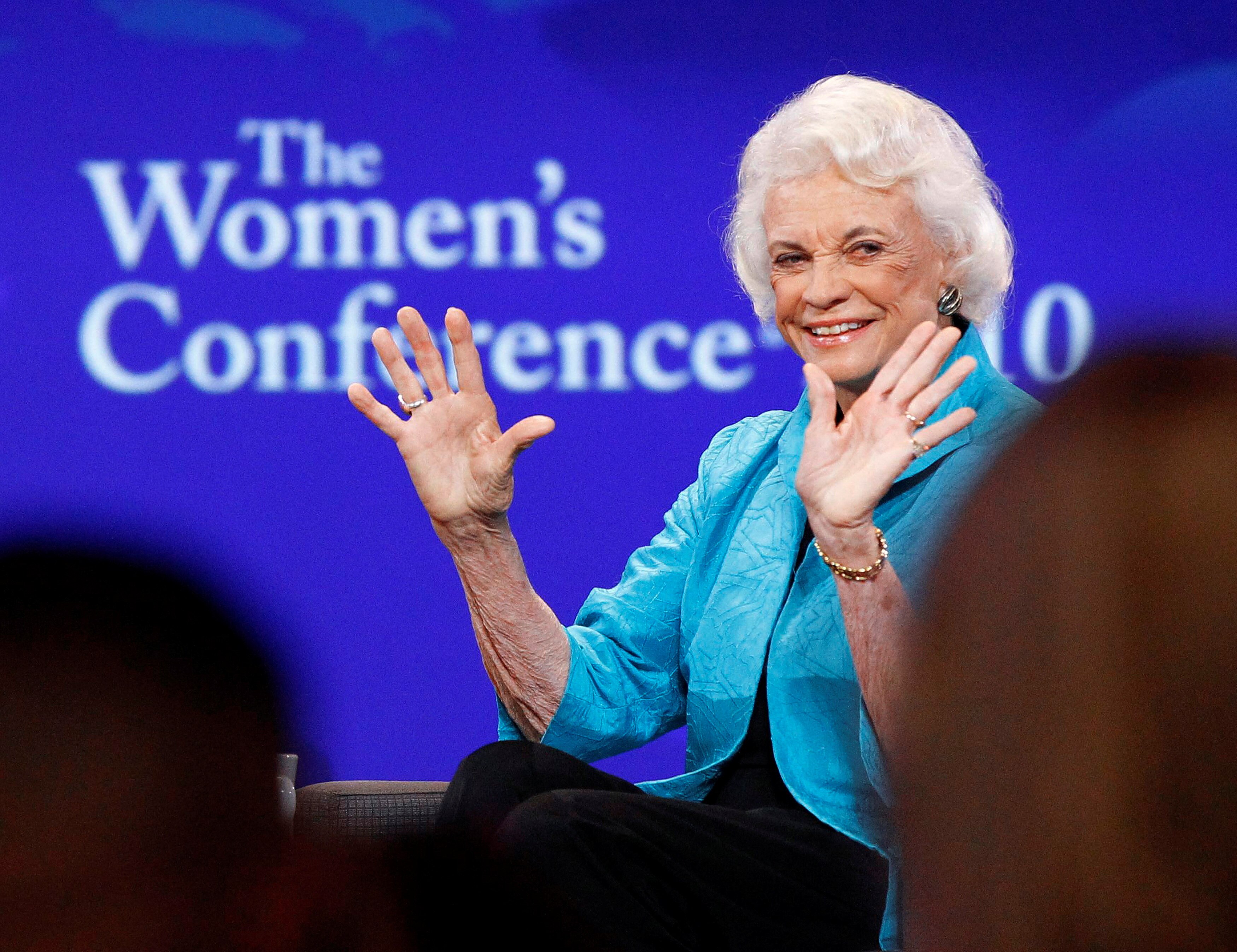 Sandra Day O'Connor, the first female justice on the US Supreme Court ...