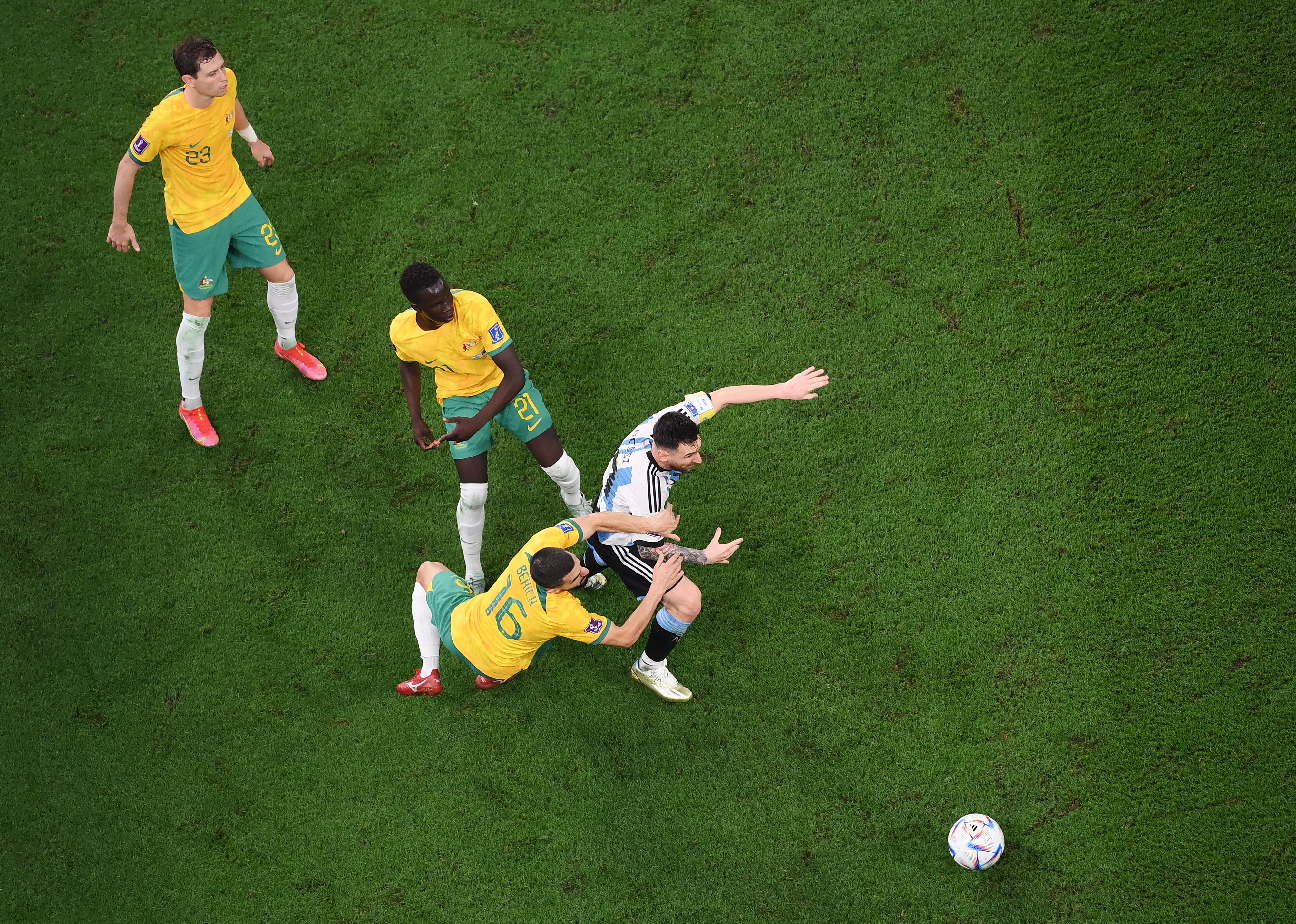 The Socceroos' 2-1 loss against Argentina at the World Cup isn't the ...