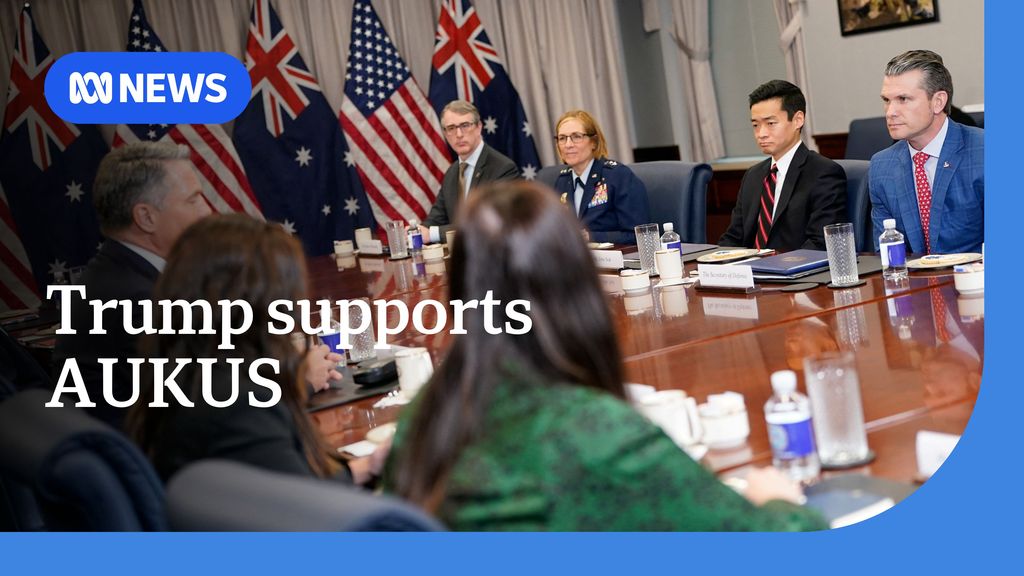 Trump supports AUKUS agreement as Richard Marles visits Washington DC ...
