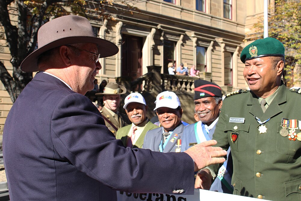 Anzac Day 2018: East Timor veterans 'honour friendship' at Hobart march ...