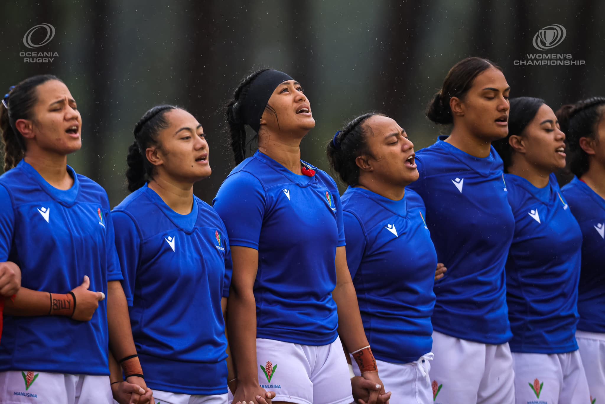 Cassie Siataga's kick during Oceania Rugby Women's Championship match ...