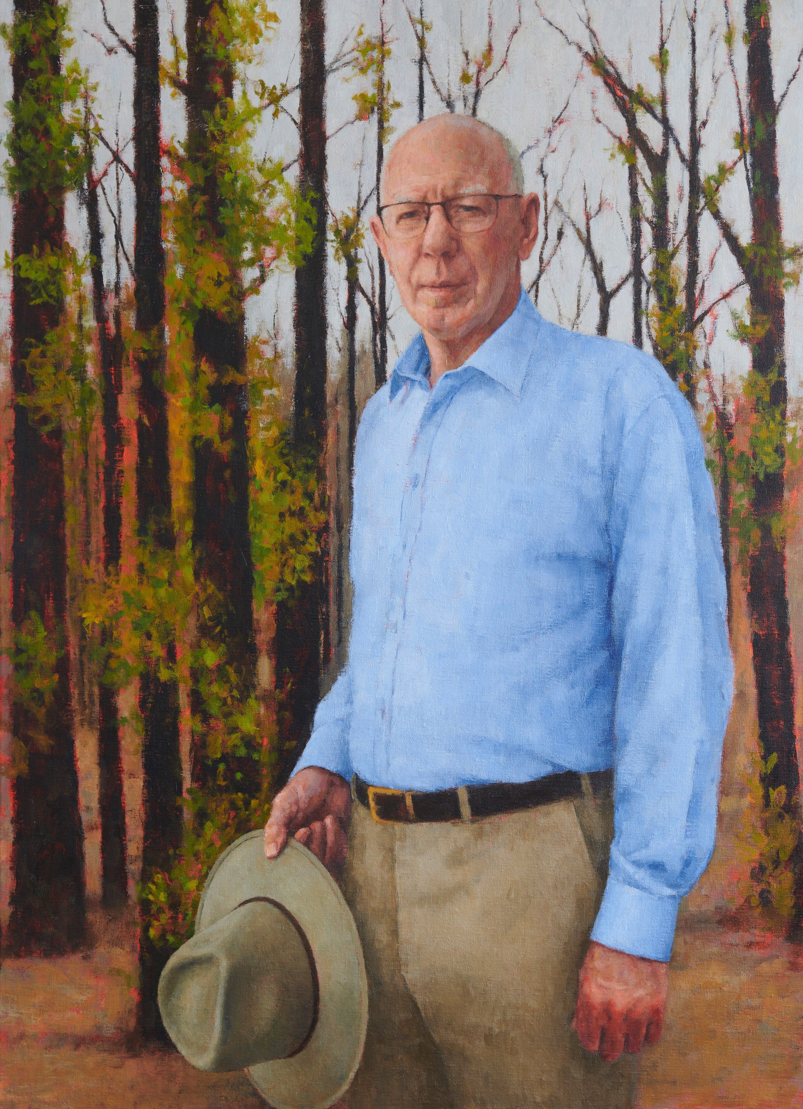 Official portrait of outgoing Governor-General David Hurley references ...