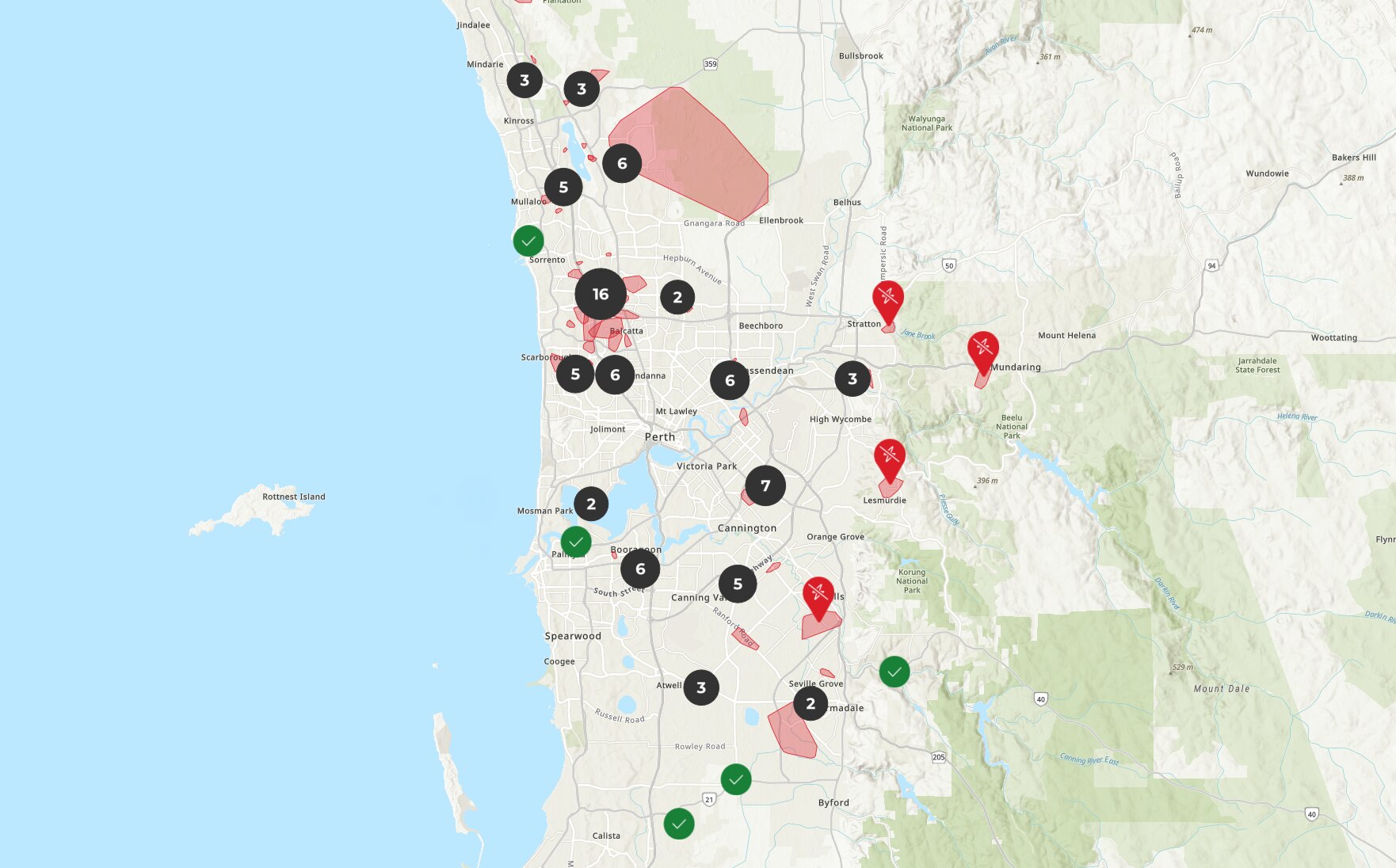 Western Power crews attempting to restore power to 44,000 homes and ...